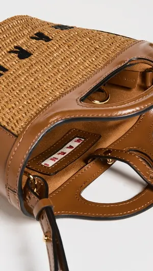 Marni Tropicalia Micro Tote - Raw Sienna