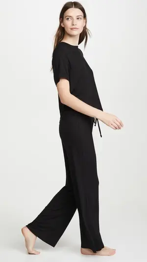 Honeydew Intimates All American Pajama Set - Black