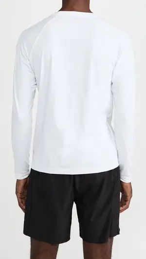 RHONE Reign Long Sleeve Tee - Bright White