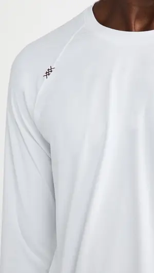 RHONE Reign Long Sleeve Tee - Bright White