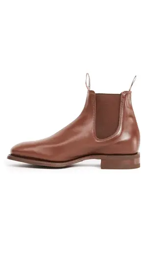 R.m. Williams Comfort Leather Chelsea Boots - Dark Tan