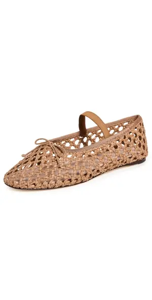 LOEFFLER RANDALL Leonie Ballet Flats - Brown