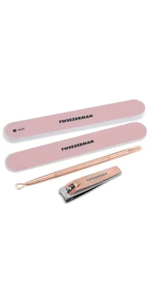 TWEEZERMAN Manicure Set - Rose Gold