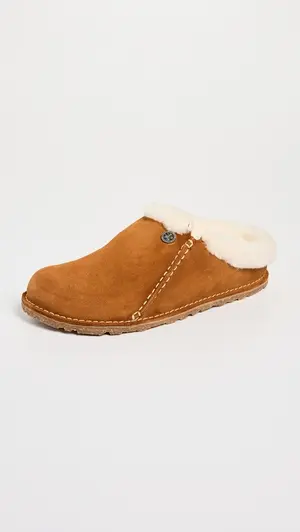 BIRKENSTOCK Zermatt Shearling Slippers - Mink