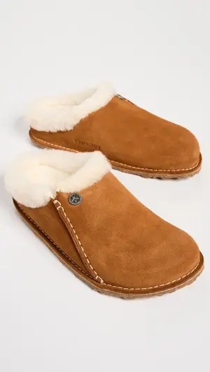 BIRKENSTOCK Zermatt Shearling Slippers - Mink