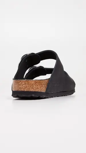 BIRKENSTOCK Arizona Big Buckle Sandals - Black