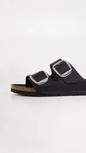 BIRKENSTOCK Arizona Big Buckle Sandals - Black