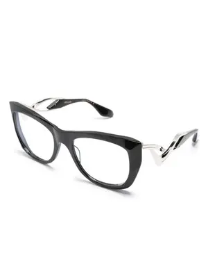 Dita Icelus Cat-eye Glasses - Black