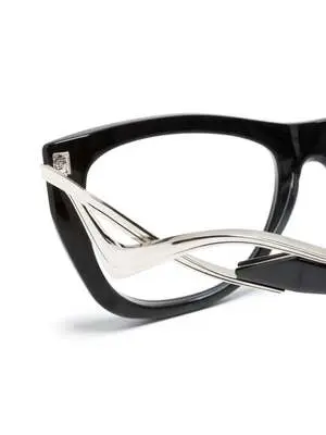 Dita Icelus Cat-eye Glasses - Black