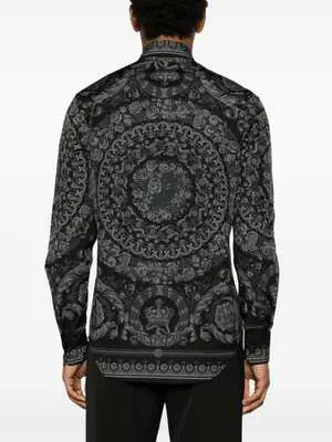 Versace Barocco Print Cotton Shirt