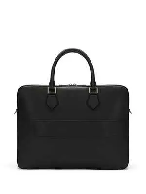 Dolce & Gabbana Logo-embossed Leather Laptop Bag