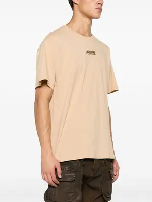 Moschino Logo-embroidered Cotton T-shirt