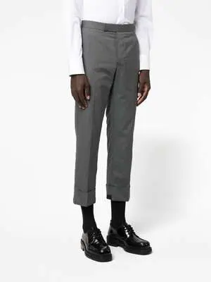 Thom Browne Cropped Straight-leg Trousers