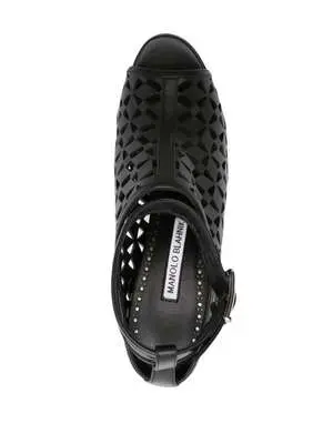 Manolo Blahnik Tingah 105mm Laser-cut Pumps