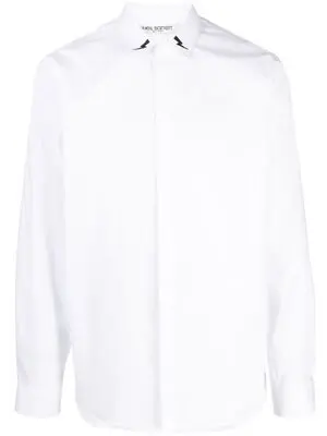 Neil Barrett Thunderbolt-print Cotton Shirt