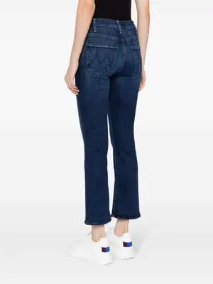 MOTHER The Hustler Cropped Flared Jeans