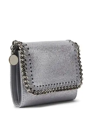 Stella McCartney Small Falabella Metallic-finish Wallet