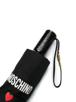 Moschino In Love We Trust Compact Umbrella