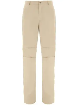 FERRAGAMO Logo-patch Cropped Trousers