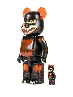 MEDICOM TOY X Godzilla Vs Destoroyah Be@rbrick 100% And 400% Figure Set - Black