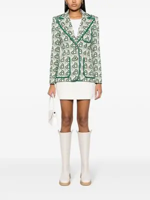 Casablanca Heart-jacquard Blazer