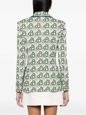 Casablanca Heart-jacquard Blazer