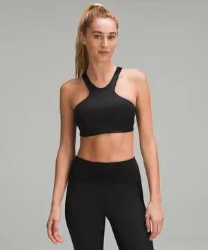Lululemon Shine Racerback Train Bra Medium Support, A/b Cup