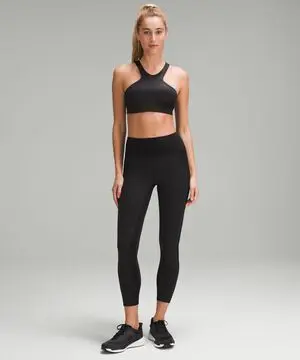 Lululemon Shine Racerback Train Bra Medium Support, A/b Cup