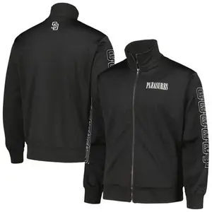 PLEASURES San Diego Padres Pitcher Full-zip Track Jacket