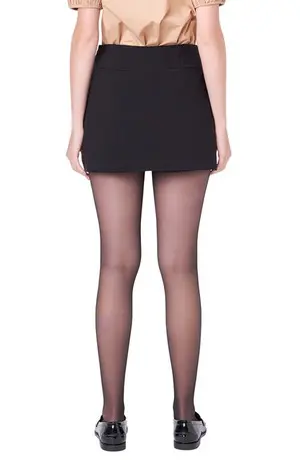 English Factory Faux Wrap Skort