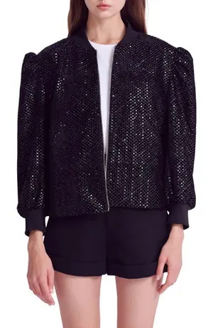 Endless Rose Sequined Jackets For Women