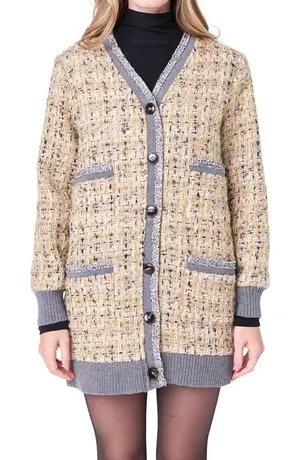 English Factory Bouclé Coat
