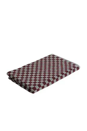 BAINA Bath Mat In Burgundy - Cement & Rhus