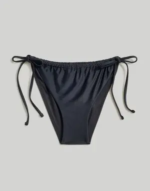 Madewell MW Classic String Bikini Bottom True Black