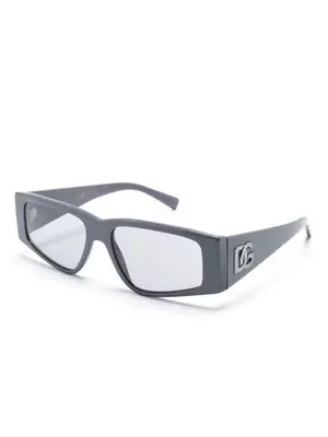 Dolce & Gabbana Rectangle-frame Sunglasses - Grey