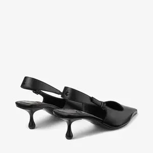 JIMMY CHOO Amel 50 Nappa Leather Slingback Pumps