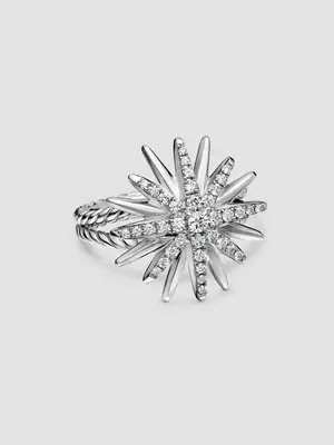 David Yurman Starburst Ring In Sterling - Silver