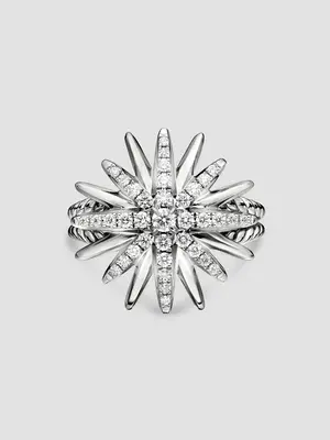David Yurman Starburst Ring In Sterling