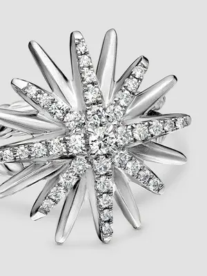 David Yurman Starburst Ring In Sterling