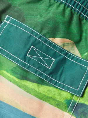 Vilebrequin Moorea Abstract Swim Trunks - Chambray