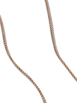 David Yurman Box Chain Necklace In 18k Rose 1.7mm