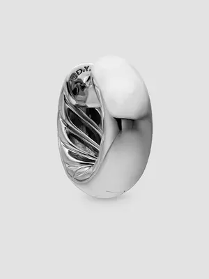David Yurman Mercer Micro Hoop Earrings In Sterling