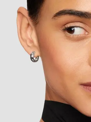 David Yurman Mercer Micro Hoop Earrings In Sterling