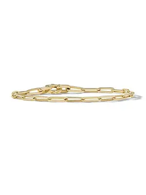 David Yurman Chain Link Bracelet In 18k Yellow - Gold