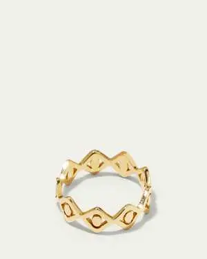 SYDNEY EVAN 14k Yellow Evil Eye Eternity Ring