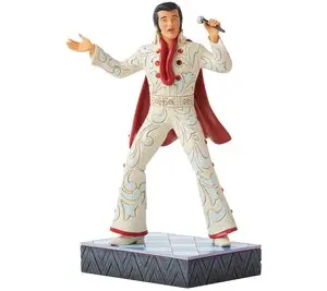 JIM SHORE Graceland Elvis White Cape Figure By - One-color