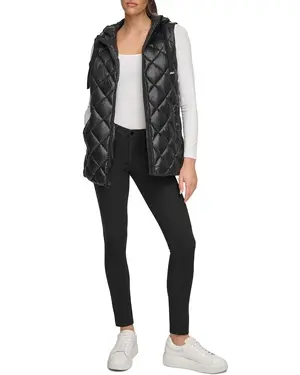 Marc New York Long Quilted Vest