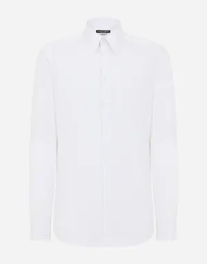 Dolce & Gabbana Striped Cotton Martini-fit Shirt - Multicolor