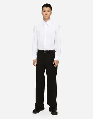 Dolce & Gabbana Striped Cotton Martini-fit Shirt - Multicolor