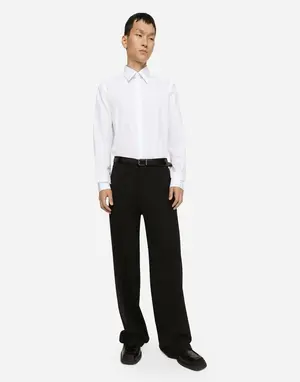Dolce & Gabbana Striped Cotton Martini-fit Shirt - Multicolor